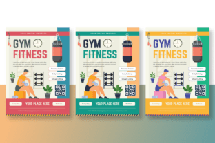 Fitness Gym Training Flyer Template Graphic by creativeproduction ...