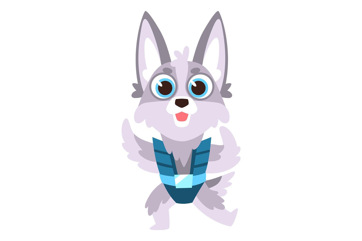 Fun Kid Creature in Comic Costume. Cute Graphic by yummybuum · Creative ...