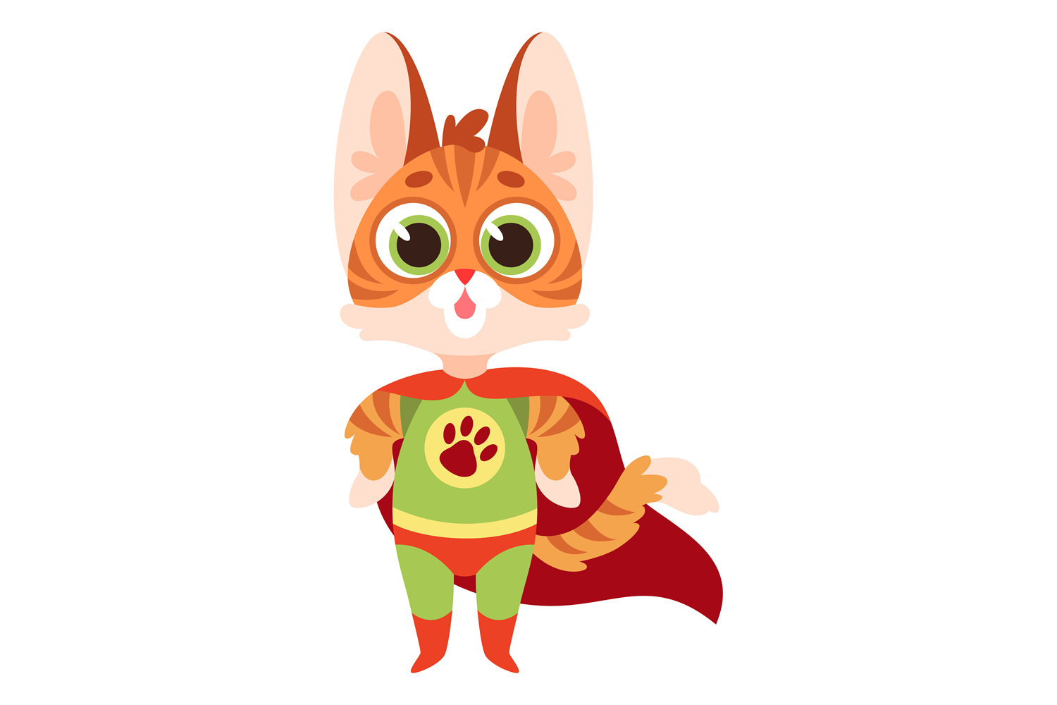 Fun Kid Creature in Comic Costume. Cute Graphic by yummybuum · Creative ...