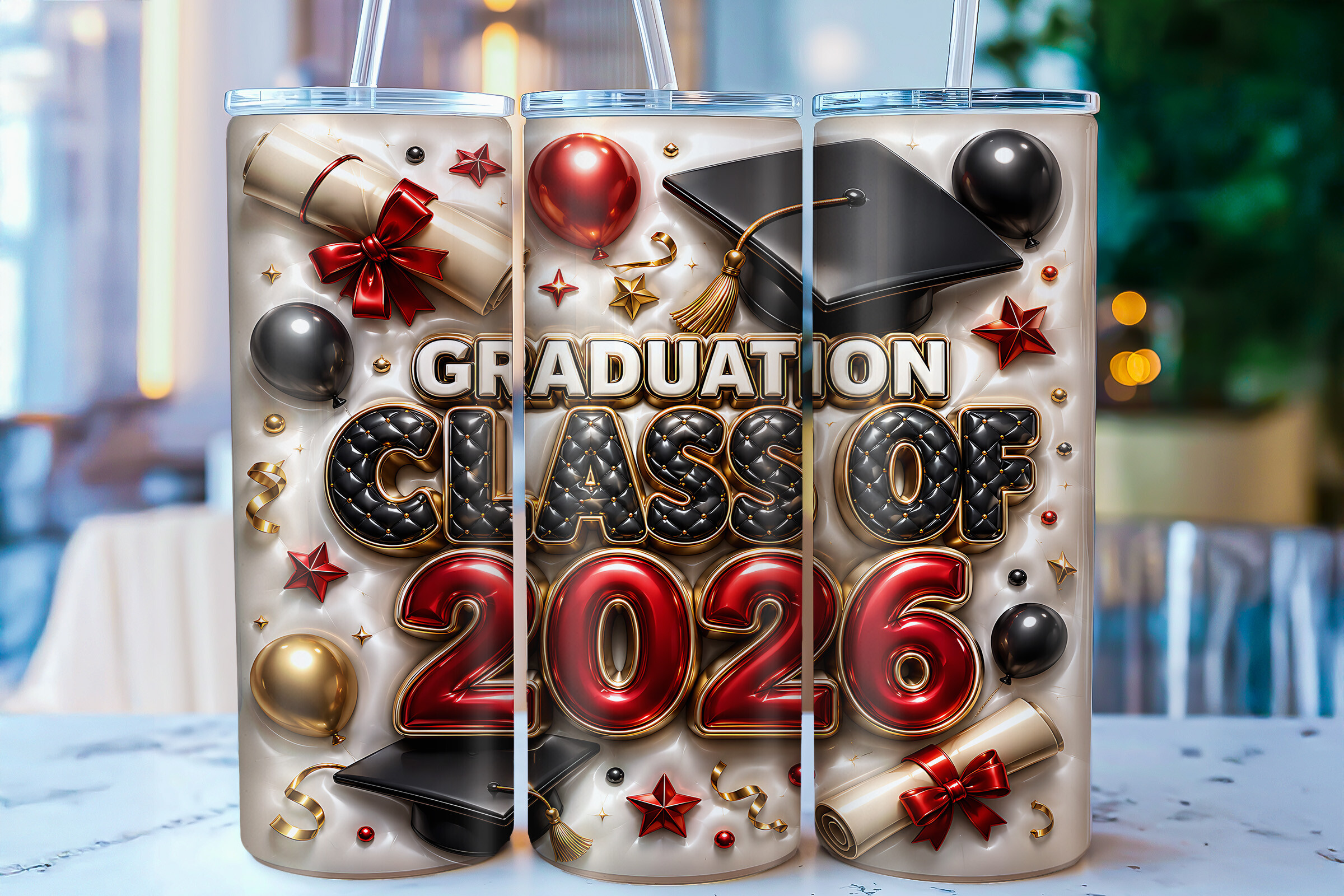 Inflated Graduation Class 2026 Tumbler Graphic by iRobinIslam ...