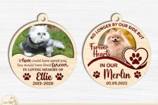 Pet Memorial Ornament Laser Cut File SVG · Creative Fabrica