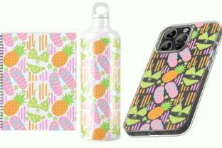 Preppy Summer Holiday Beach Pattern Graphic by Fatia hafida · Creative ...