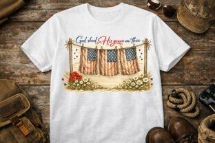 Retro God Shed His Grace PNG Design Graphic by TrendyCreative ...