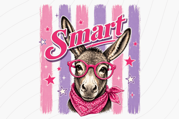 Smart Donkey Shirt Funny Animal PNG Graphic by Pixel Crafts · Creative ...