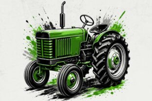 Tractor PNG File, Farm PNG Graphic by Dream Hill · Creative Fabrica