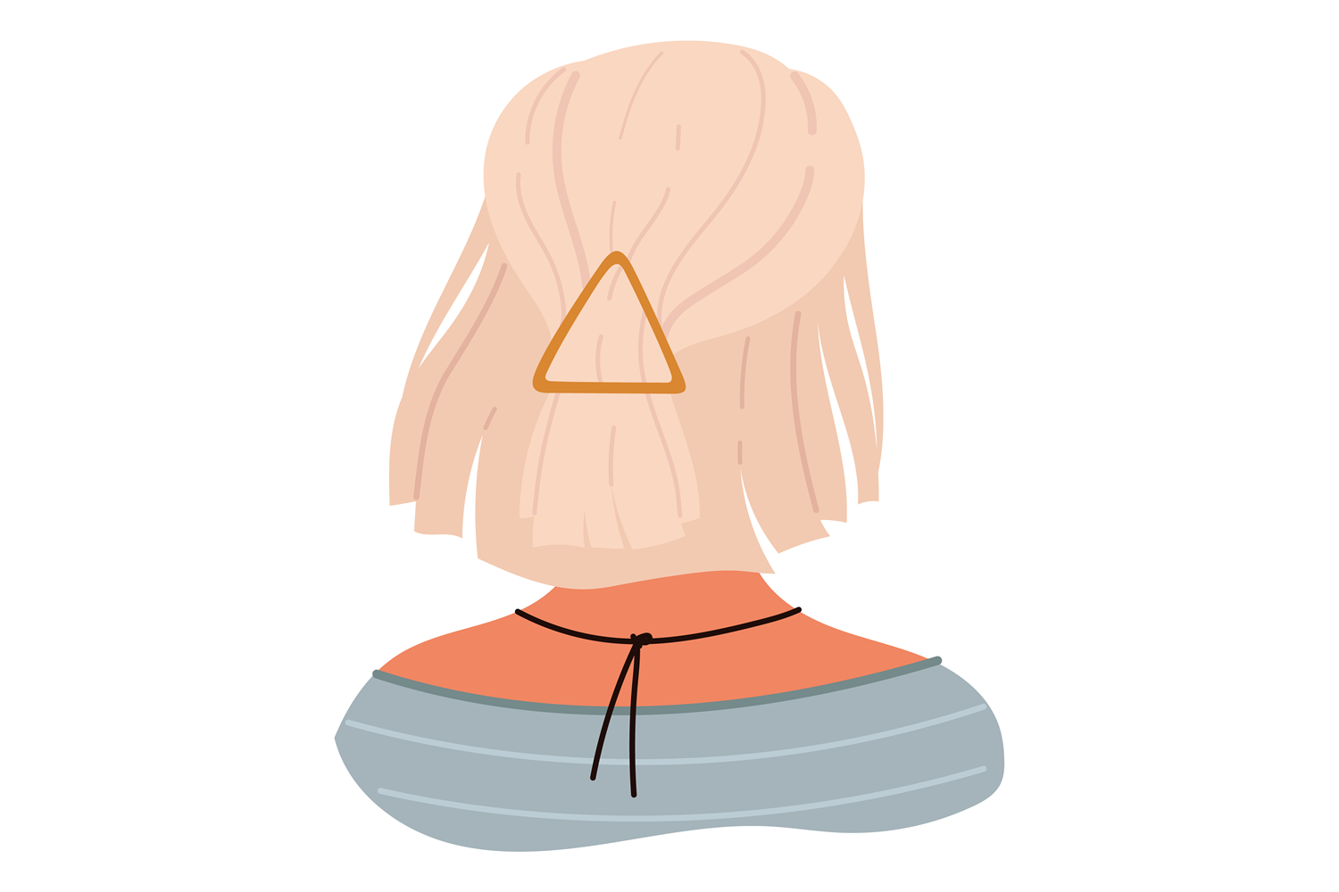 Woman Back View. Female Character Avatar Graphic by yummybuum ...