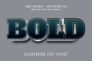 Bold 3d Editable Text Effect Vector Font Graphic by zlvexbrand ...