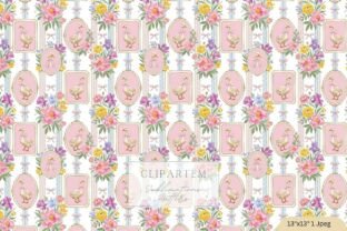 Coquette Goose Floral Seamless Pattern Graphic by clipArtem · Creative ...