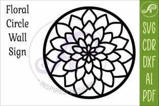 Dahlia Flower Wall Art SVG Sign · Creative Fabrica