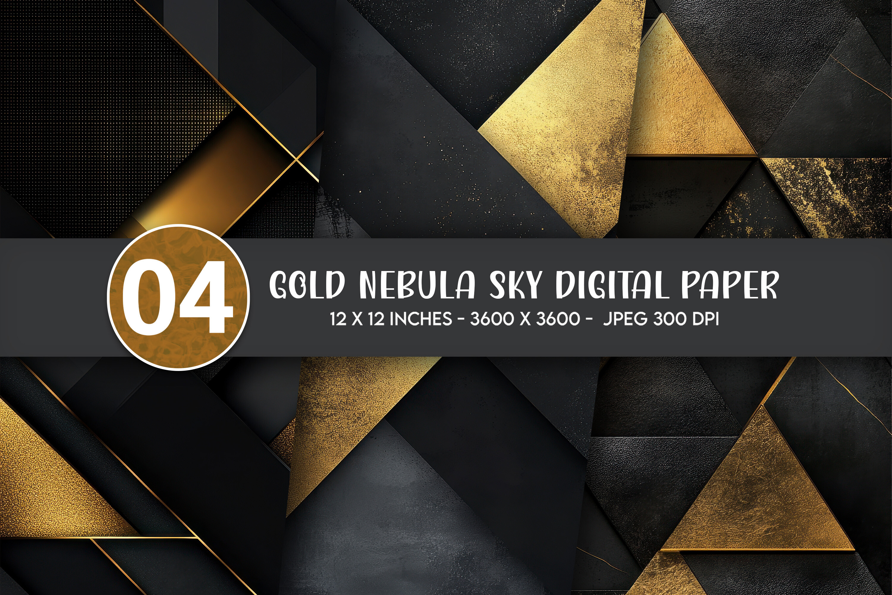 Gold Nebula Sky Digital Paper Graphic by Artify Hub Studio · Creative ...