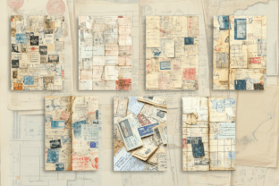 Journey Scraps Account Sheets Graphic by DigiArt · Creative Fabrica