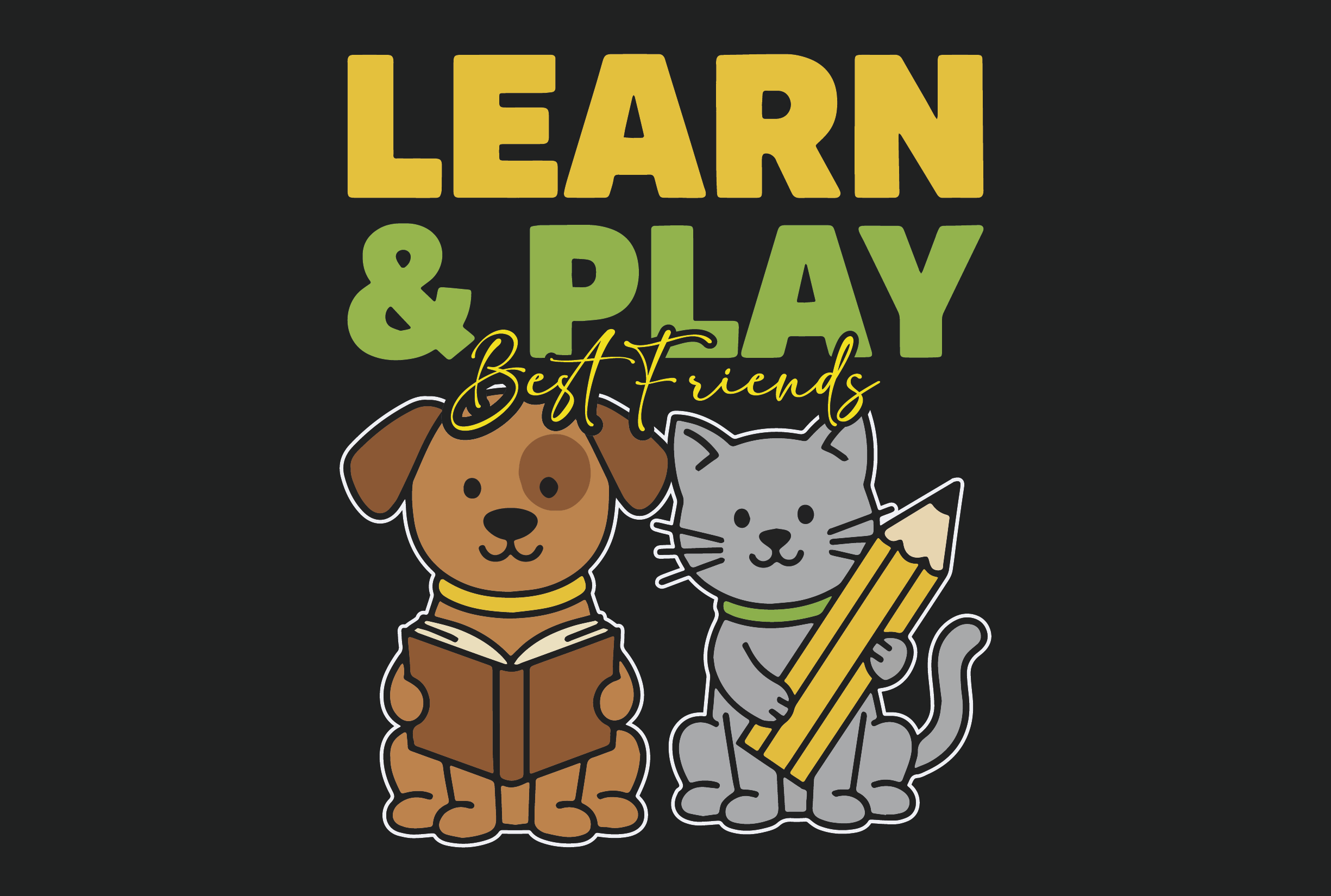 Learn & Play Cute Animal School Design Graphic by raihanr40 · Creative ...