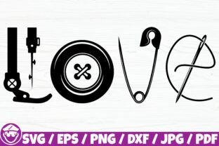Love Sewing, Sewing Logo, Love Tailor Graphic by CaptainBoard ...