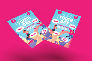 National Youth Day Flyer Template Graphic by creativeproduction.rrgraph ...