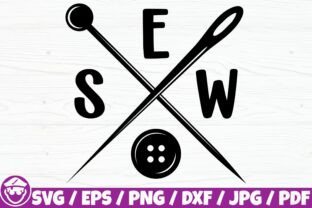 Peace Love Sew, Sew Logo, Sewing Craft Graphic by CaptainBoard ...