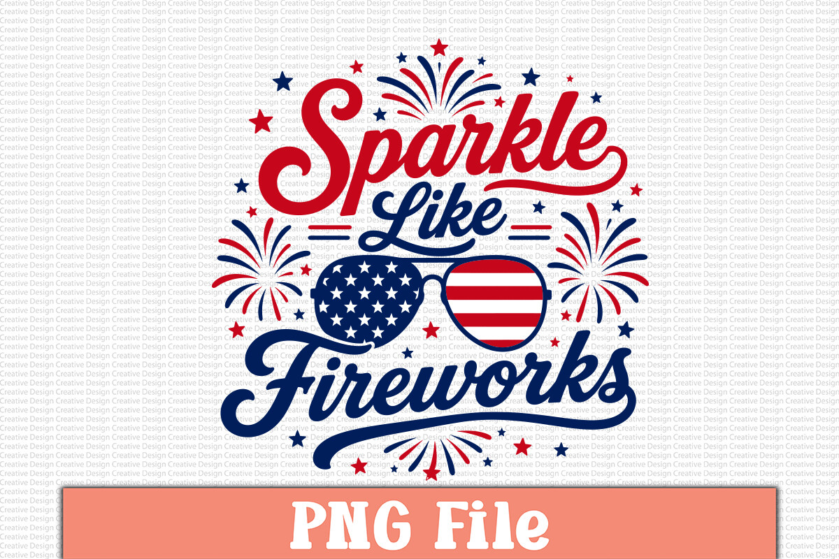Sparkle Like Fireworks Free PNG Design Graphic by Creative Design ...