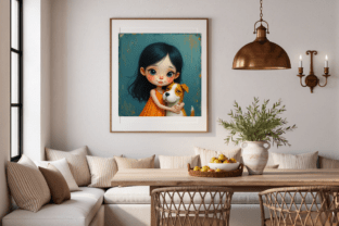 Storybook Kids and Puppy Clipart Graphic by Annie's AI Art · Creative ...