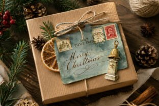 Vintage Christmas Clipart Bundle - 38PNG Graphic by avon.kiev ...