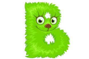 Alphabet Letter B. Font of Cute Monster Graphic by tan_tan · Creative ...