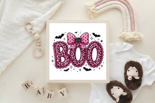 BOO Cute Halloween Ghost Checkered PNG Graphic by CraftArtStudio ...
