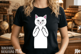 Cat Rude Humor Gesture PNG Graphic by jijopero · Creative Fabrica