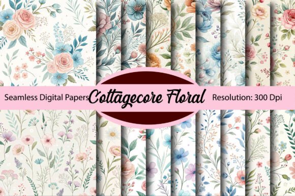 Valentine Floral Seamless Digital Paper Graphic by Colourful · Creative ...