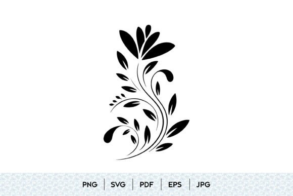 Plumeria Flower Border SVG Graphic by Team RAS · Creative Fabrica