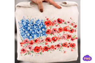 Floral USA Flag 250th Anniversary PNG Graphic by Sun.Svg · Creative Fabrica