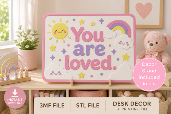 Kids Decor 3D Print File | Cute Bee STL · Creative Fabrica