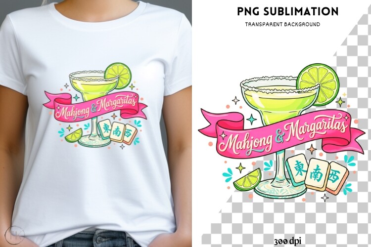 Mahjong Png Design for T-shirts Graphic by Tanya Kart · Creative Fabrica