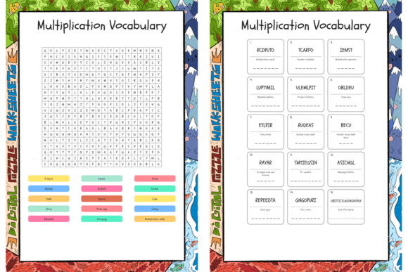 Valentine's Day Vocabulary Word Search P Graphic by lapiiin art ...