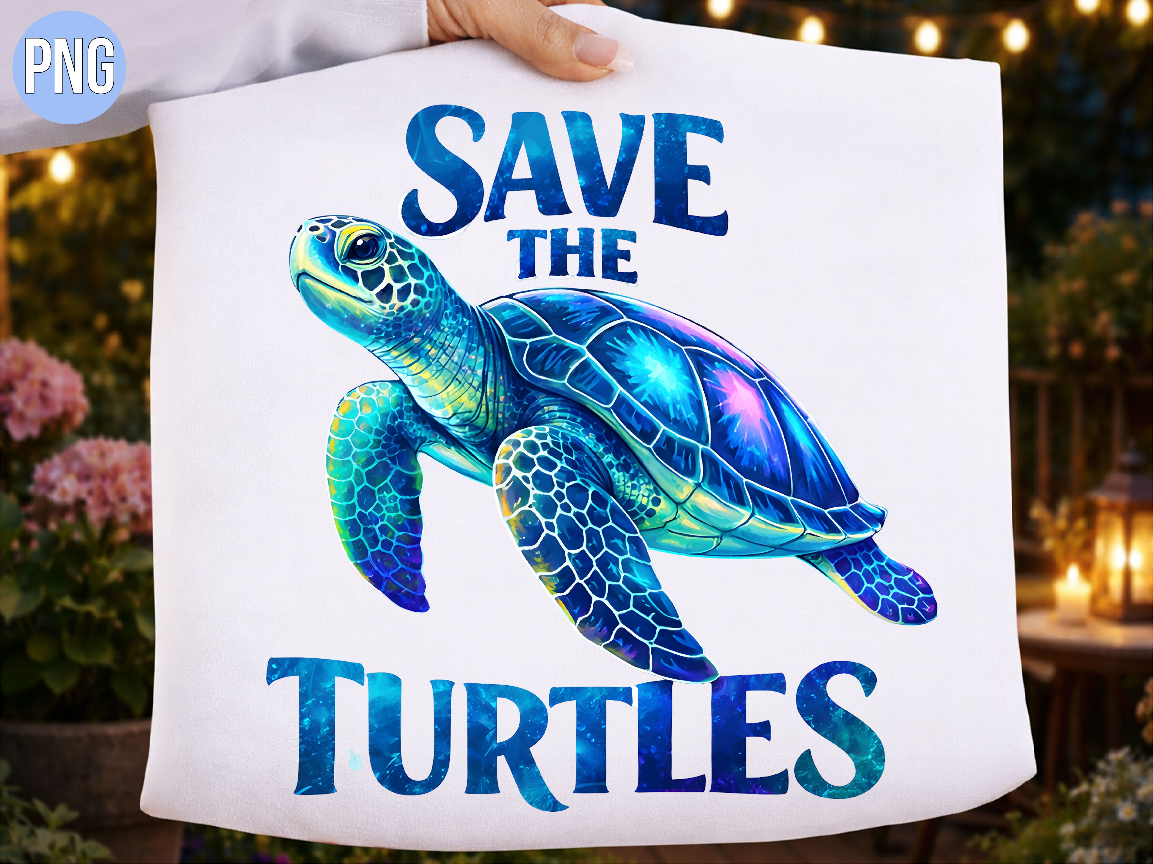 Ocean Save the Turtles Watercolor PNG Graphic by RICH CREATION ...