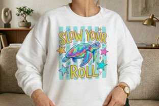 Preppy Slow Your Roll Turtle PNG Graphic by Creative Community ...