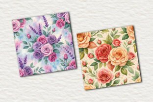 Seamless Rose & Garden Flower Pattern Graphic by Creative Design ...
