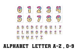 Summer Ice Cream Drip Alphabet Png Graphic by superdong_nu · Creative ...