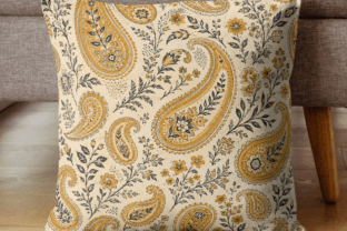 Vintage Paisley Floral Pattern Graphic by Craftcity · Creative Fabrica