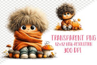 Whimsical Autumn Boy Clipart Graphic by Artoya · Creative Fabrica