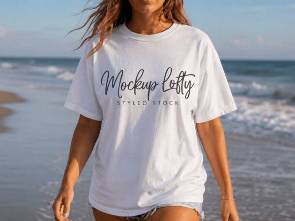 Mens Model T-shirt Mockup 23 Graphic by Mockup Lofty · Creative Fabrica