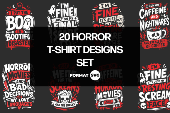 20 Horror SVG Design Bundle 2 Graphic by c.gudzik · Creative Fabrica