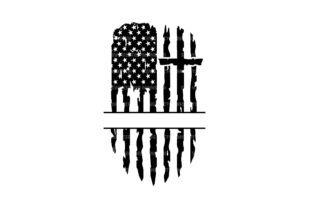 American Flag Monogram Svg Graphic by svgvectormonster · Creative Fabrica