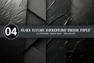Black Texture Background Digital Paper Graphic by Artify Hub Studio ...