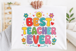 Cute Teacher Quote PNG, Best Teacher PNG Graphic by Design Wave ...