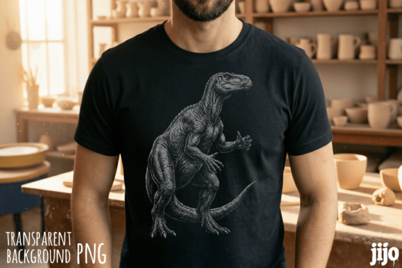 Dinosaur Velociraptor Reptile Prehistori Graphic by jijopero · Creative ...