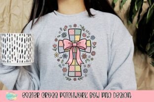 Easter Cross Patchwork Bow PNG Design Graphic by DigitalArtGood ...