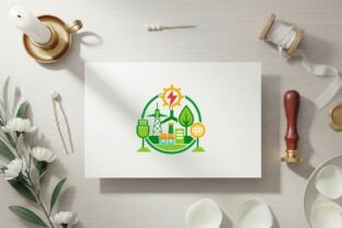 Eco Energy Policy Icons with Solar Wind Graphic by designcrafts ...