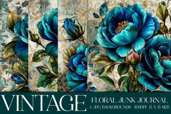 Elegant Floral Backgrounds, S11 Graphic by Designing with Marlo ...