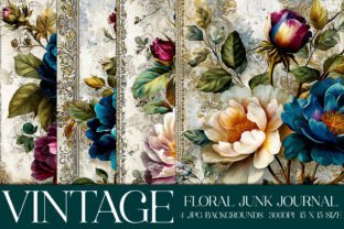 Elegant Floral Backgrounds, S15 Graphic by Designing with Marlo ...