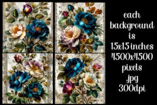 Elegant Floral Backgrounds, S15 Graphic by Designing with Marlo ...