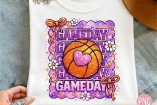Gameday Basketball Glitter Hearts PNG Graphic by Lazy Cow · Creative ...