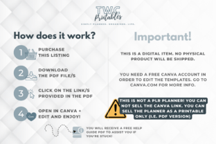 Goal Planner Canva Templates | PACIFIC Graphic by TWCprintables ...
